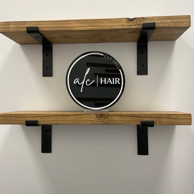 Custom Round Acrylic Business Logo Sign Personalized Business Sign ...