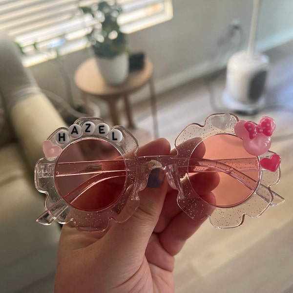 Personalized Sunglasses for Kids, Daisy Glasses, Neutral Glasses ...