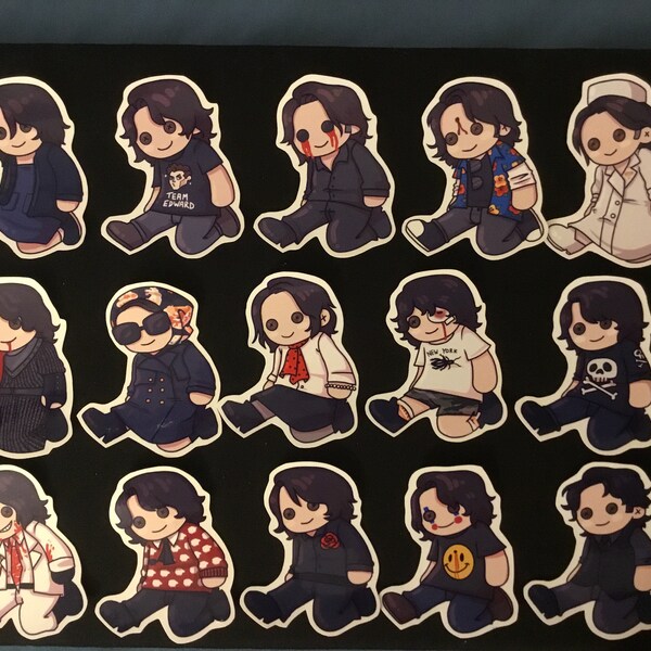 My Chemical Romance MCR Doll Stickers || Oops All Gerard || Swarm Tour ...