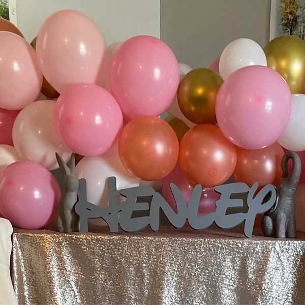 Wooden Custom Disney Name Word Sign - Etsy