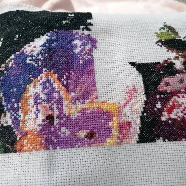 Pretty Girl Alice Modern Full Coverage Counted Cross Stitch Pattern ...