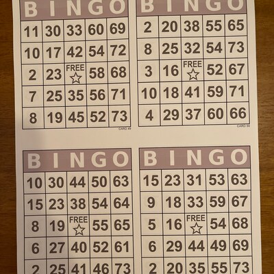 Editable Bingo Pattern Program Flyer Easily Create Your Own 6 - Etsy
