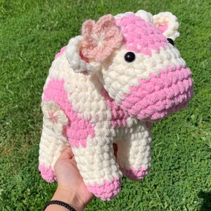 PDF PATTERN: Crochet Strawberry Cow Pattern - Etsy