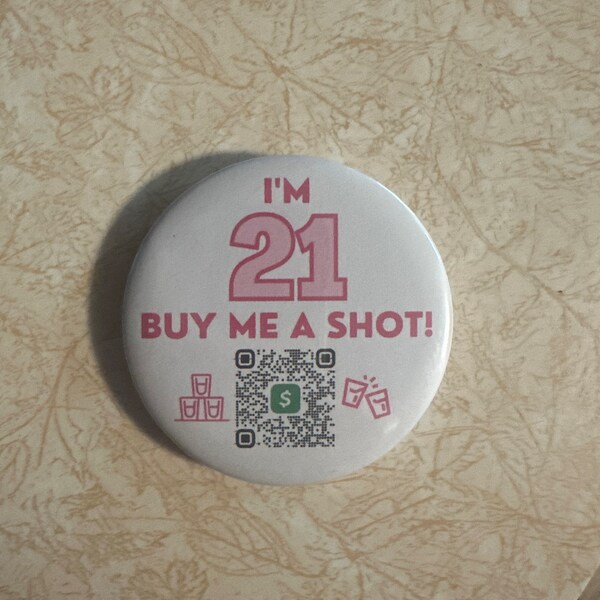 Birthday Venmo Pin Button - Etsy