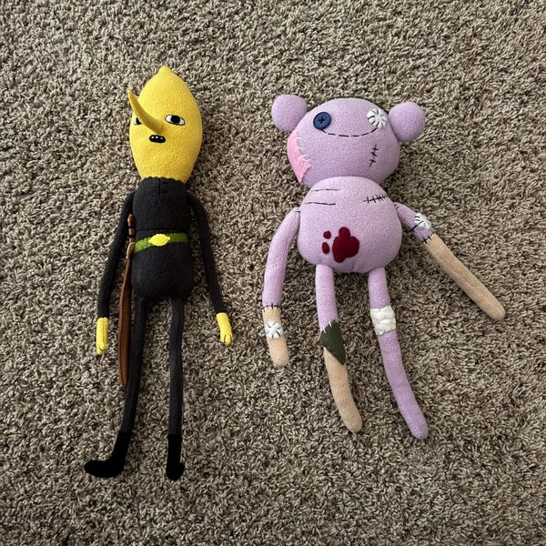 Klampon Plushie, Blue Crocodile Plush, Handmade Stuffed Animal, 10.6in ...