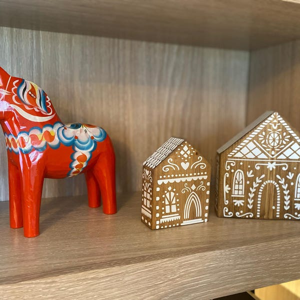 Nativity Set, Wooden Nativity Set, Wooden Block Nativity, Manger Set ...