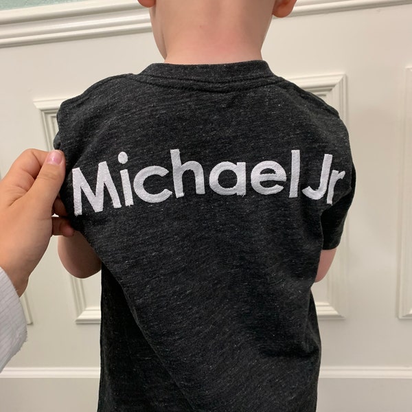 Add a Name to Your Lil Threadz Design Customize Child's Name to Shirt ...