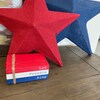 Patriotic Book Stacks | Summertime Book Bundles | USA Decor | Farmhouse ...