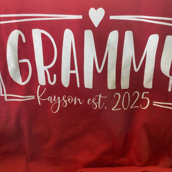Grammy Shirt Personalized Grammy Shirt Grammy Shirt With Names, Custom ...