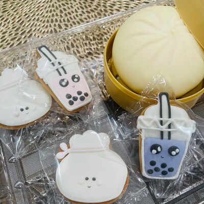 Boba Bubble Tea Cookies - Etsy