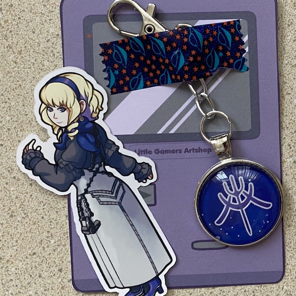Crests of Fodlan Keychain , Fire Emblem Three Houses Key Chain, Pendant ...
