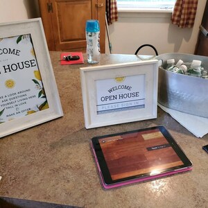 Modern Minimal Open House Signage & Sign in Sheet - Etsy