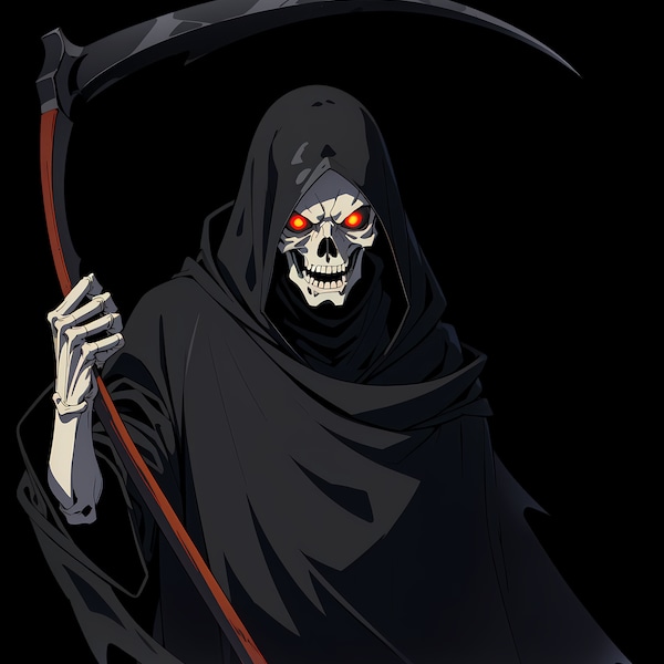 Giftuber Grim Reaper 2D Premade Mode With 1 Emotion for Streaming ...