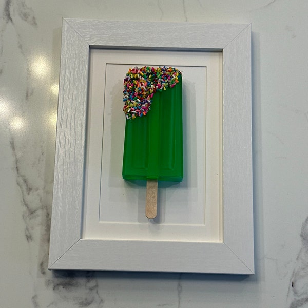 Resin Ice Pops, Popsicle, POP ART, Visual Art, Sculpture, Coffee Table ...