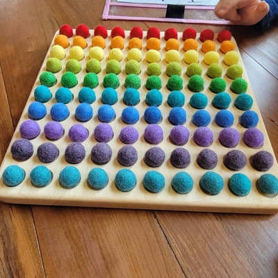 The Original Hundred Board Hundred Frame 100 Board Counting Board ...