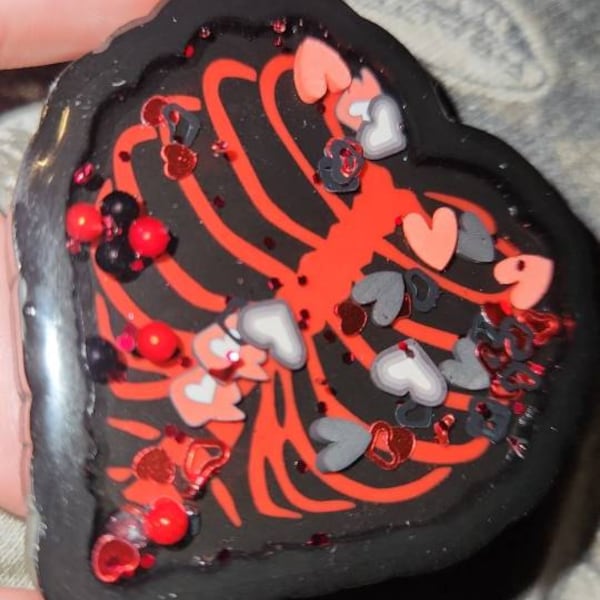 Rib Cage Heart Popsocket™, Rib Cage Shaker, Valentine Popsocket, Custom ...