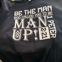 Be the Man God Called You to Be Svg Man up Svg for God Hath - Etsy Canada