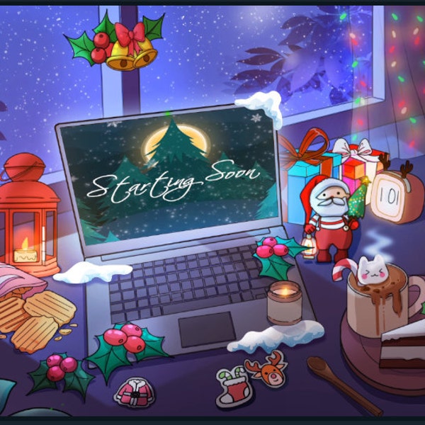 Animated Lofi Gaming Room Twitch Stream Screen / Lofi Aesthetic Gaming ...