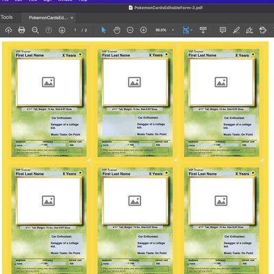 Custom Pokemon Card Create Your Own Personalized Birthday Valentine ...