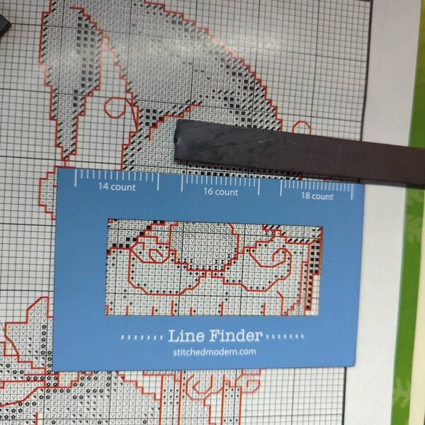 Cross Stitch Magnetic Line Finder | Chart Place Keeper | Pattern Marker ...
