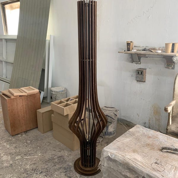 Parametric Wall Sculpture Decor Poseidon Wavy Wooden Wall Decor Svg Dxf ...