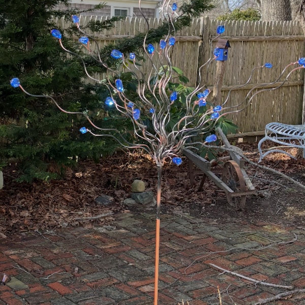 Butterfly Kinetic Balancing Garden Art Stake - Etsy