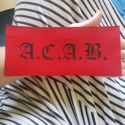 A.C.A.B. DIY Punk Patch ACAB - Etsy
