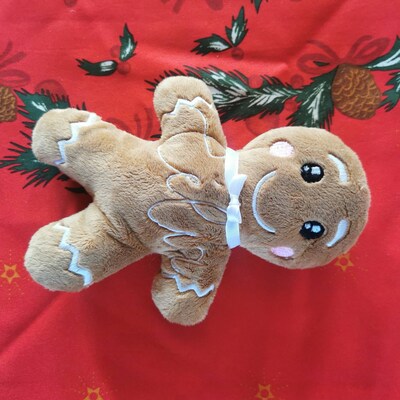 Gingerbread Man Embroidery Pattern , in the Hoop, ITH, Softie Stuffie ...