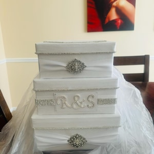 Wedding Box, Program Box, Program Basket, Bridal White Wedding Box ...