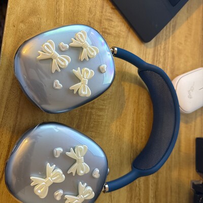 White Bow Cases for Airpods Max, Apple Headphones, Headphone Cases ...