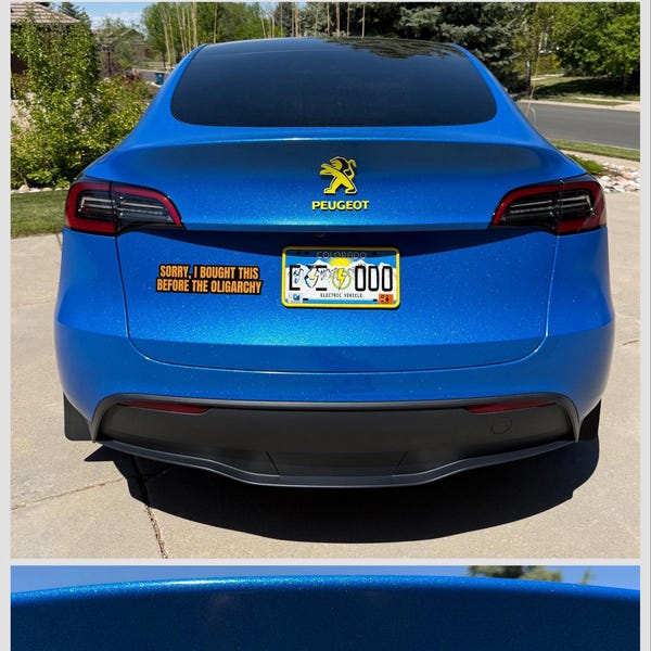 Alternate Logo for Your Tesla, Hide My Tesla, Anti-tesla, Tesla Owner ...