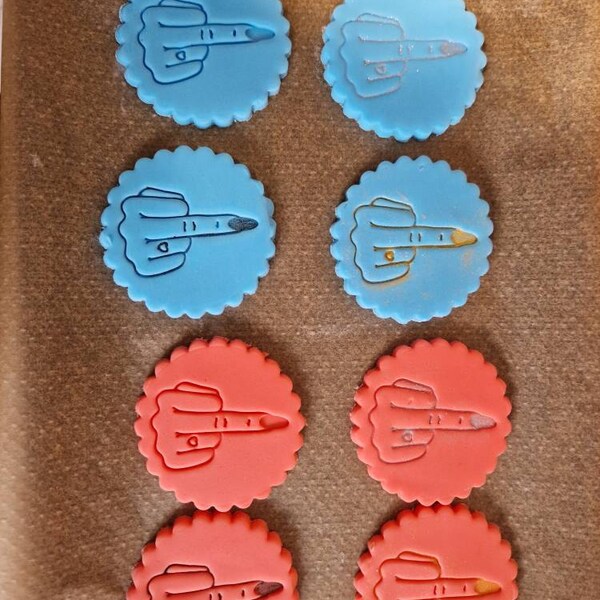 Dinosaur Cake Stamp- Dino Theme Children's Birthday Acrylic Debosser ...