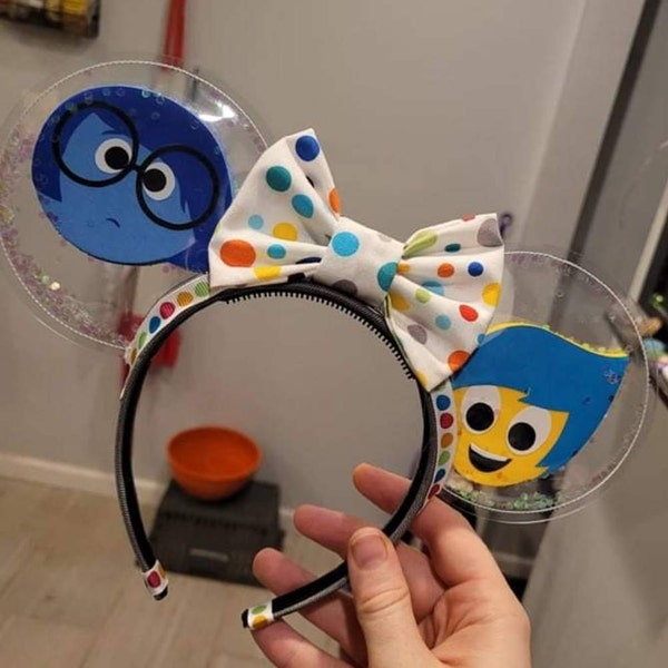 Core Memory Disney Ears - Inside Out Minnie Ears - Clearly Magic Clear ...