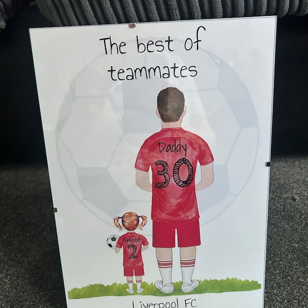 Personalised Football, Dad Gifts, Fathers Day, Gift Ideas, Daddy and Me ...