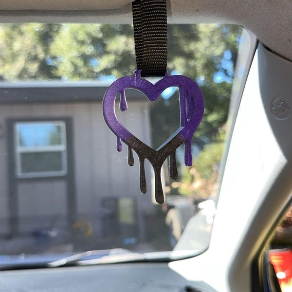 Rhinestone Drippy Heart Tsurikawa READY TO SHIP - Etsy