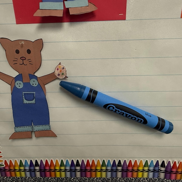 15" Large Crayon Prop, Party Decor, Jumbo Pretend Crayon, Giant ...