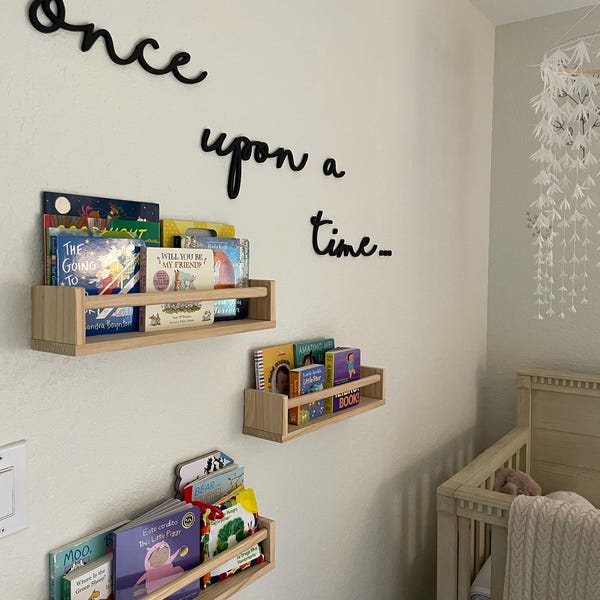 Once Upon a Time Cutout | Kids Bedroom Decor | Nursery Wall Decor - Etsy