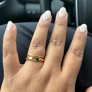 Set of 2: Duo Form Rings by Caitlyn Minimalist Minimalist Style ...