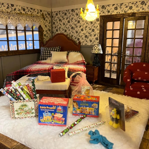 Dollhouse Miniatures Doll's Toy Box, CHOOSE From 11 Doll's Toys (BOXES ...