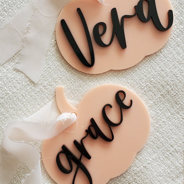 Halloween Tags, Pumpkin Name Tag, Ghost Tag, Bat Tag, Kid's Halloween ...