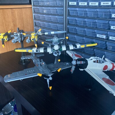 Flight/display Stands brick System Compatible Various Styles Custom 3D ...