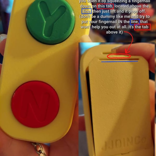 Bluey Inspired Yes No Button (for Real Life) - Etsy