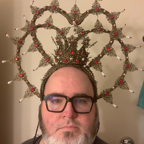 Adjustable Evil Queen Gothic Fashion Medieval Fantasy Drag Queen Crown ...