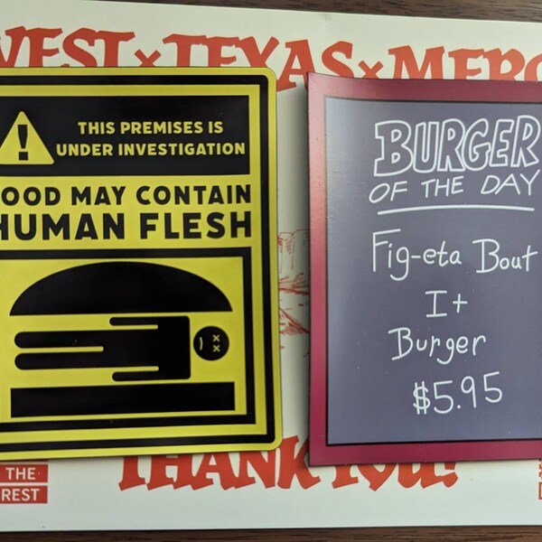 Bob's Burgers Fridge Magnet Bob's Burgers Burger of the Day Sign ...