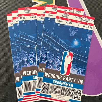 Groomsmen Proposal Ticket Golf, Personalized Masters Groomsmen Gift ...