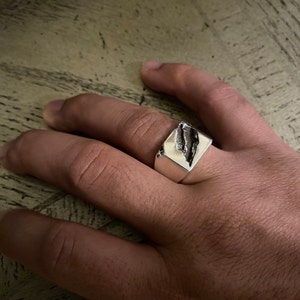 Silver Rowan Ring Elven Ring Art Nouveau Ring Boho Ring - Etsy