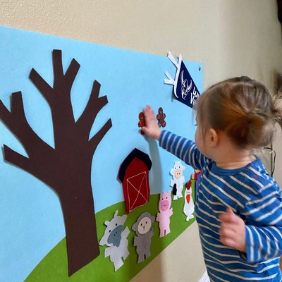 PDF Pattern for Hey Diddle Diddle the Cat and the Fiddle Felt Board ...