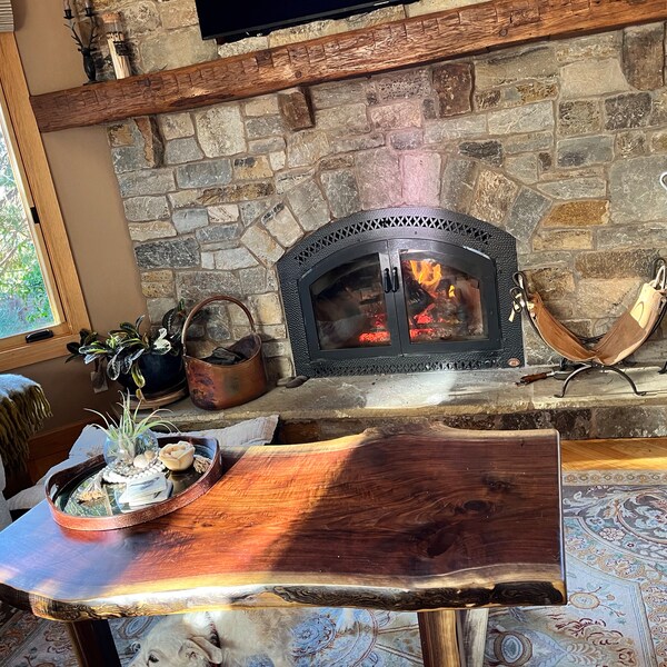 Live Edge Ambrosia Maple Tablelive Edge Spalted Maple Wood Coffee ...