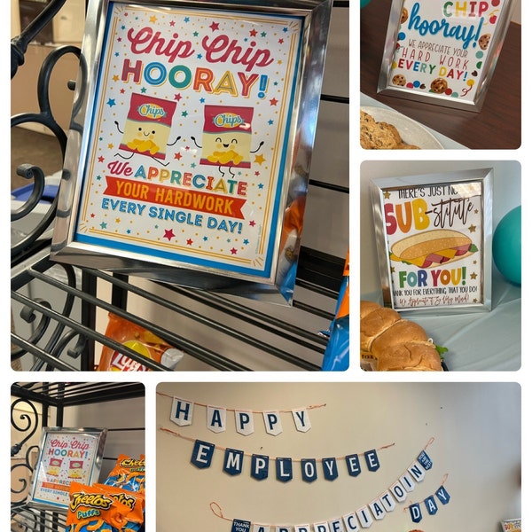 Teacher Appreciation Cookie 8x10 Print Sign, Chip Chip Hooray Baked ...