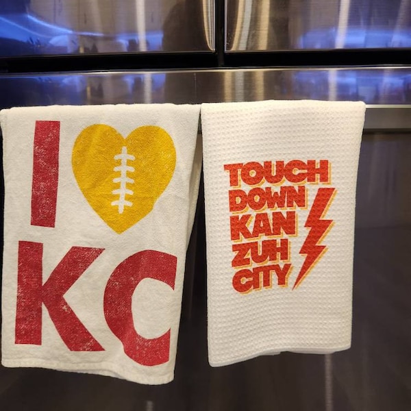 Flour Sack Towels | Tea Towels | Welcome to Mahome | Kansas City Chiefs ...